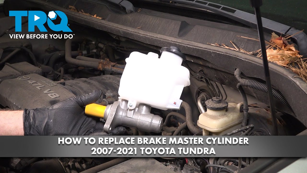 How to Replace Brake Master Cylinder 2007-2021 Toyota Tundra | 1A Auto
