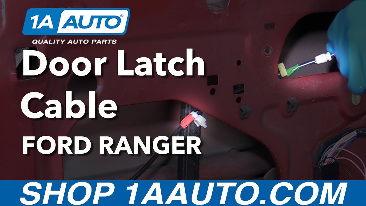 How to Replace Front Drivers Interior Door Latch Cable 1993-2011 Ford ...