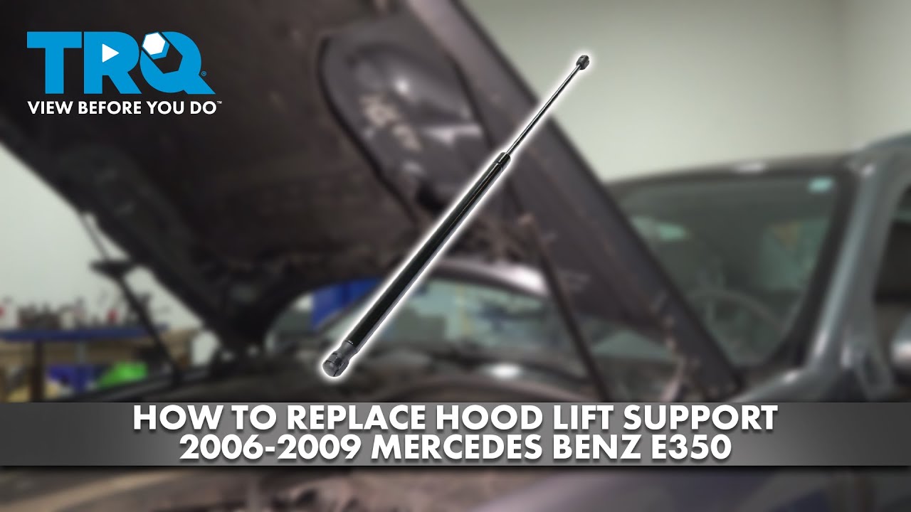 How to Replace Hood Lift Support 2006-2009 Mercedes E350 | 1A Auto
