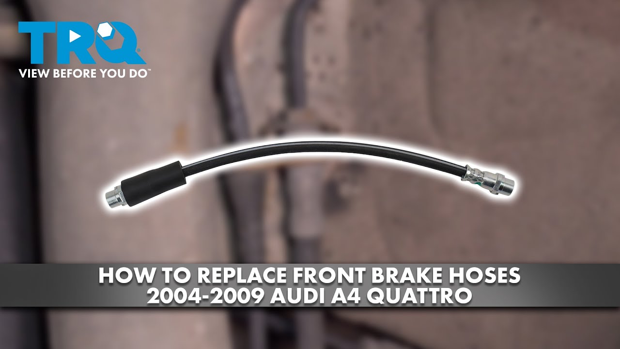 How to Replace Front Brake Hoses 2004-2009 Audi A4 Quattro | 1A Auto