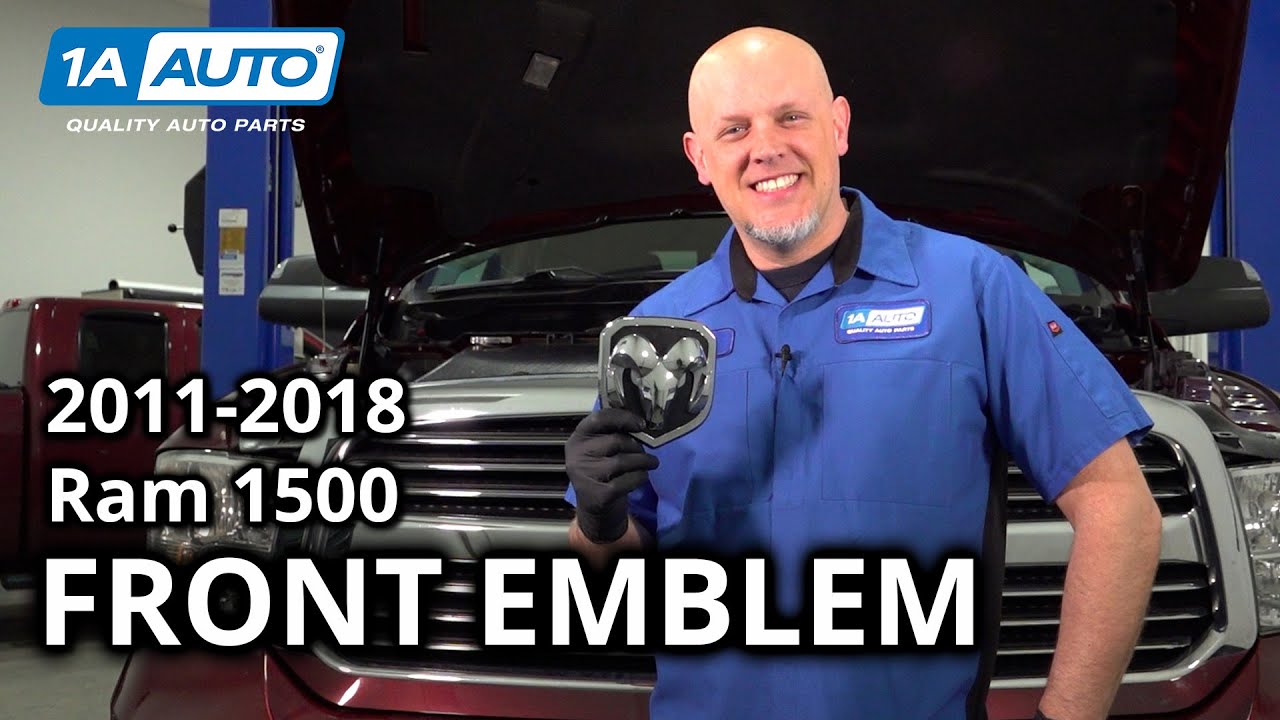 How to Replace Front Emblem 2011-2018 Ram 1500 | 1A Auto