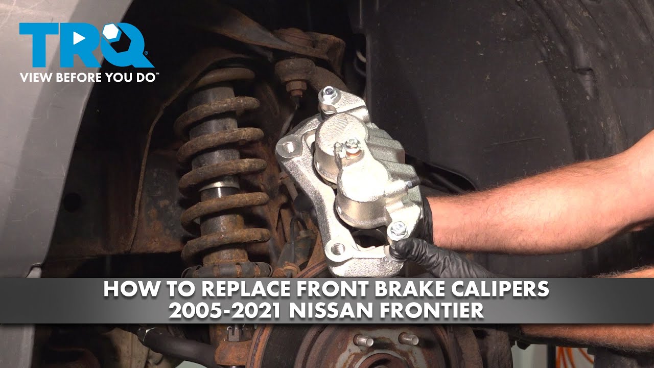 How to Replace Front Brake Calipers 2005-2021 Nissan Frontier | 1A Auto