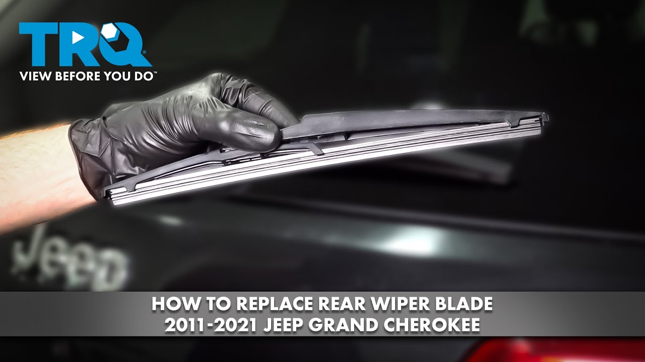 How to Replace Rear Wiper Blade 2011-2021 Jeep Grand Cherokee | 1A Auto