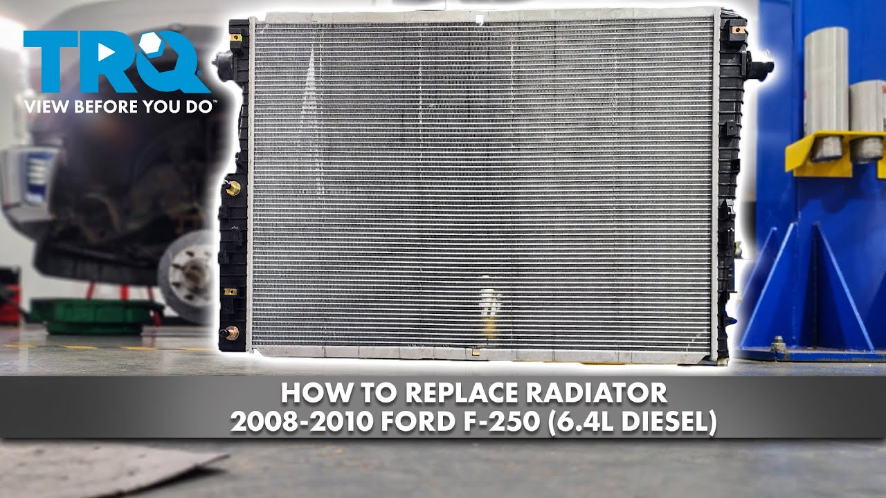 How to Replace Radiator 2008-2010 Ford F-250 | 1A Auto