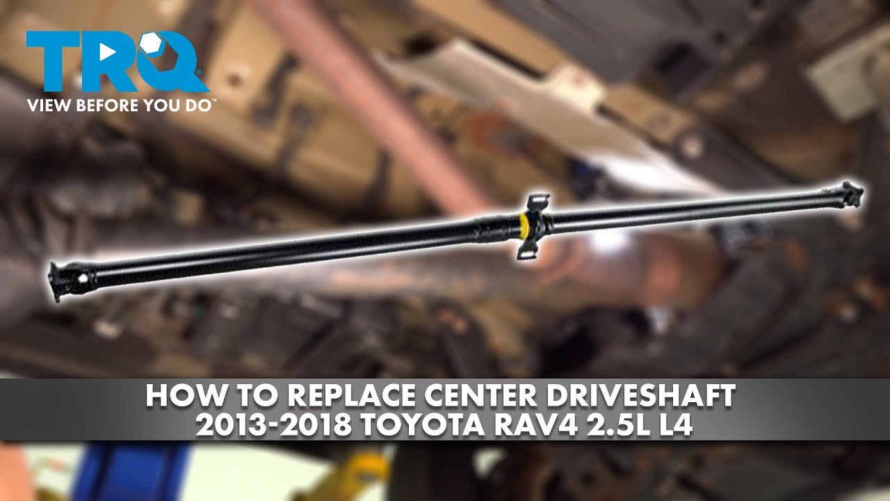 How to Replace Center Driveshaft 2013-2018 Toyota RAV4 25L L4 | 1A Auto