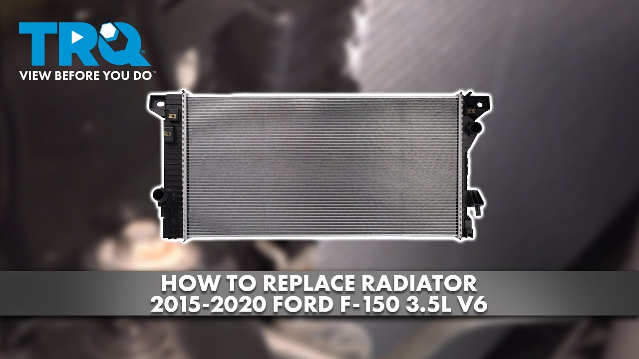 How to Replace Radiator 2015-2020 Ford F-150 35L V6 | 1A Auto