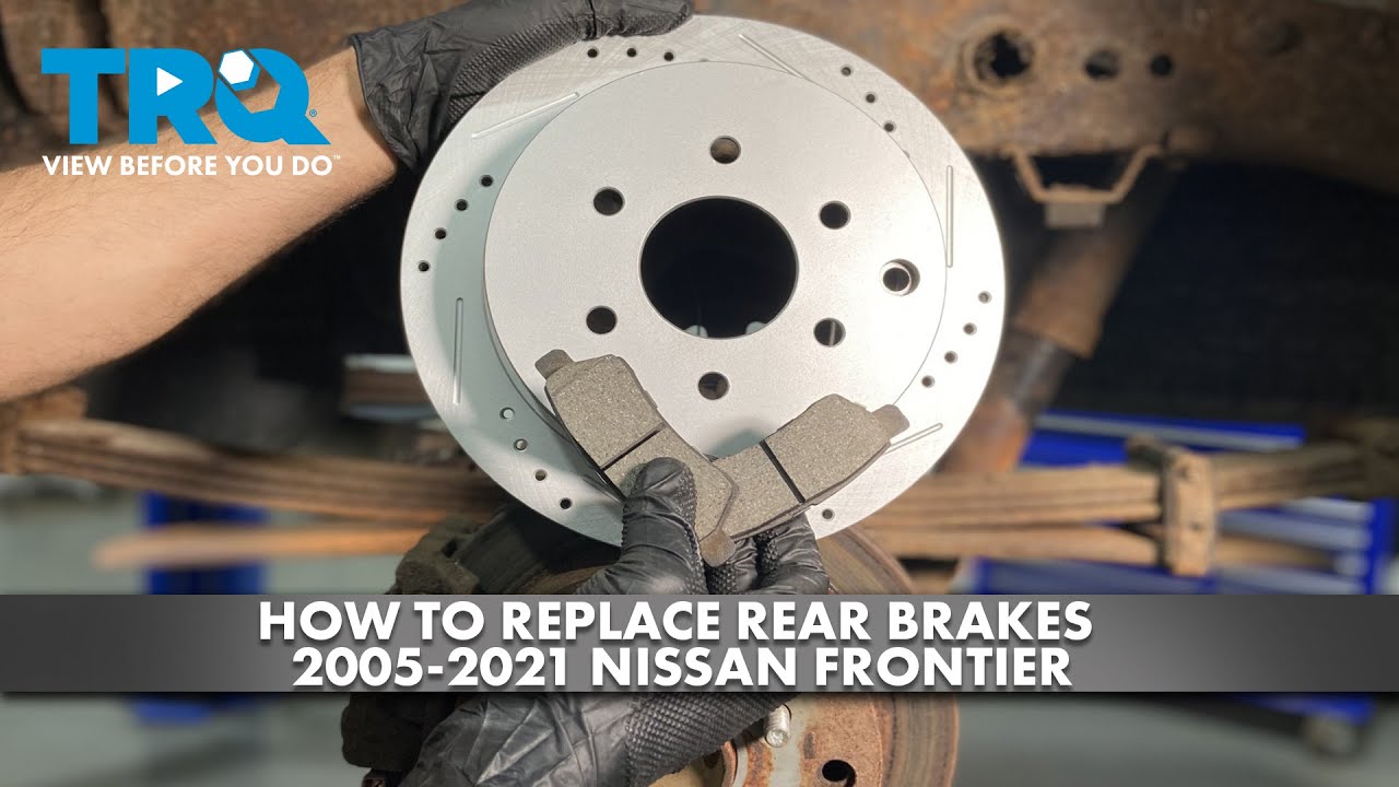 How to Replace Rear Brakes 2005-2021 Nissan Frontier | 1A Auto