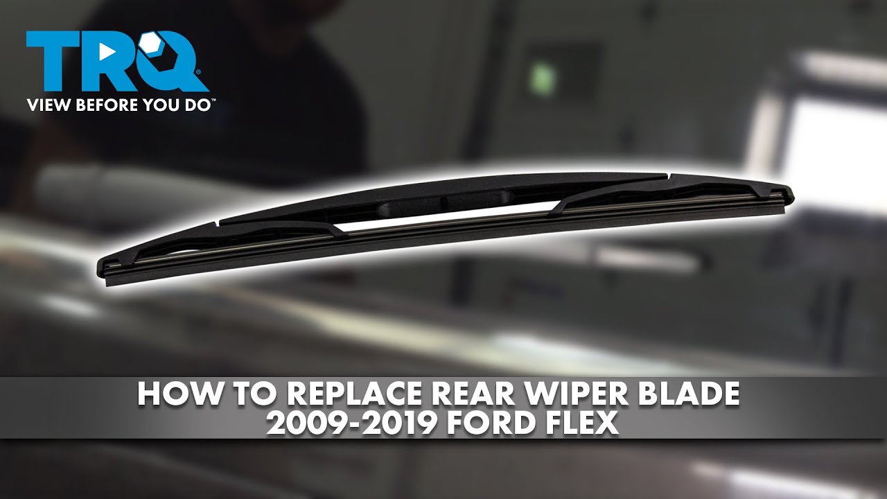 How to Replace Rear Wiper Blade 2009-2019 Ford Flex | 1A Auto
