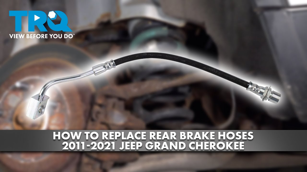 How to Replace Rear Brake Hoses 2011-2021 Jeep Grand Cherokee | 1A Auto