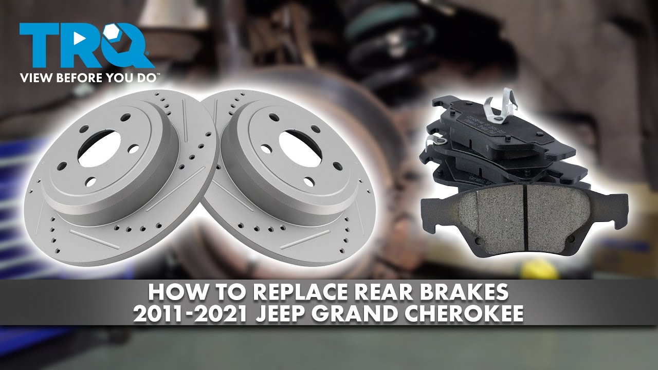 How to Replace Rear Brakes 2011-2021 Jeep Grand Cherokee | 1A Auto