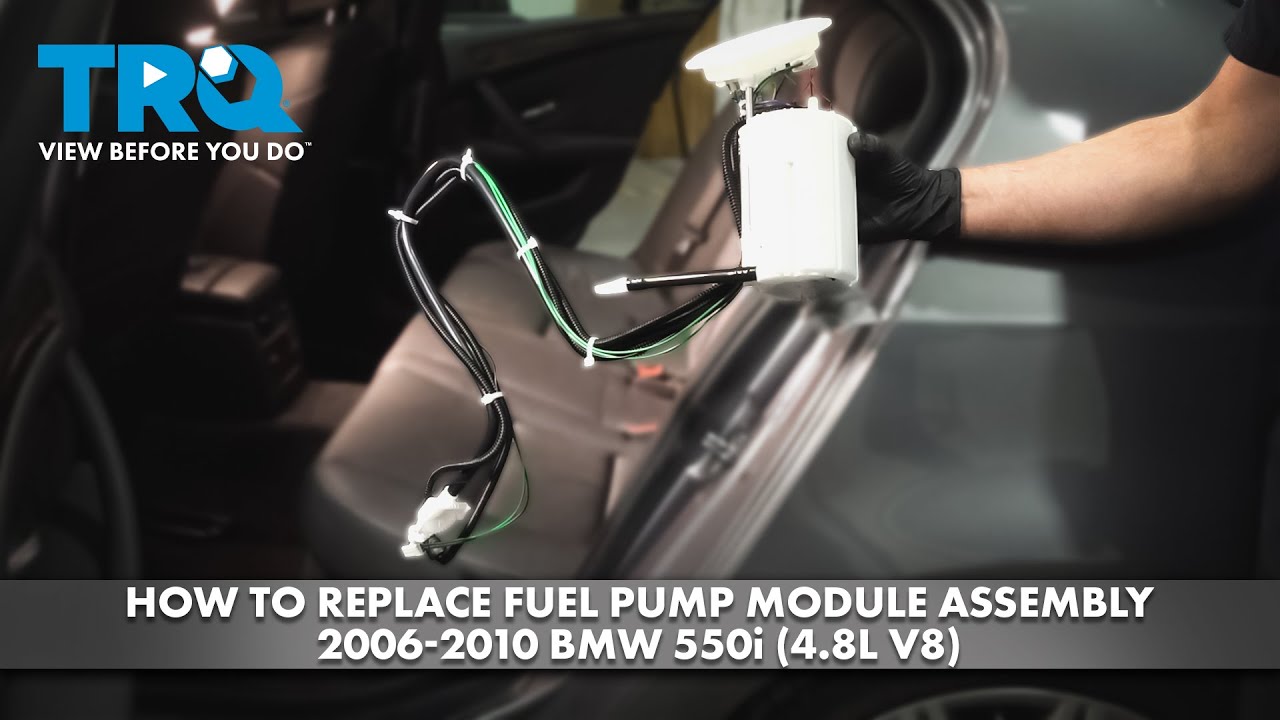 How to Replace Fuel Pump Module Assembly 2006-2010 BMW 550i 48L V8 | 1A ...
