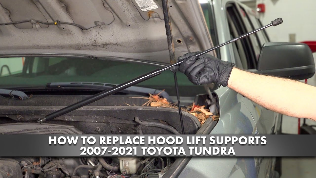 How to Replace Hood Lift Supports 2007-2021 Toyota Tundra | 1A Auto