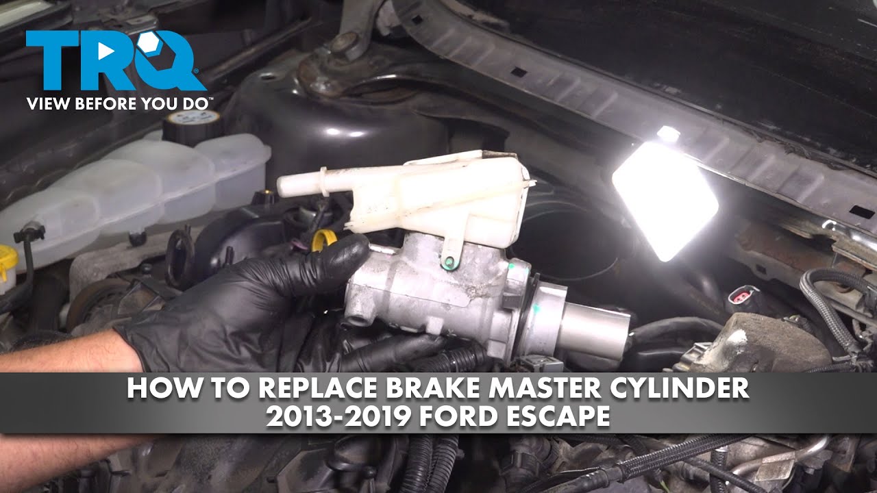 How to Replace Brake Master Cylinder 2013-2019 Ford Escape | 1A Auto