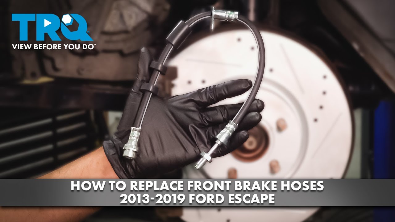 How to Replace Front Brake Hoses 2013-2019 Ford Escape | 1A Auto