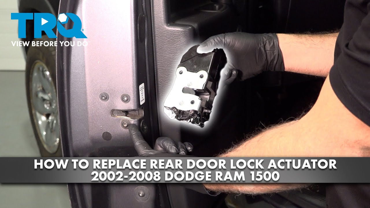 How to Replace Rear Door Lock Actuator 2002-2008 Dodge Ram 1500 | 1A Auto