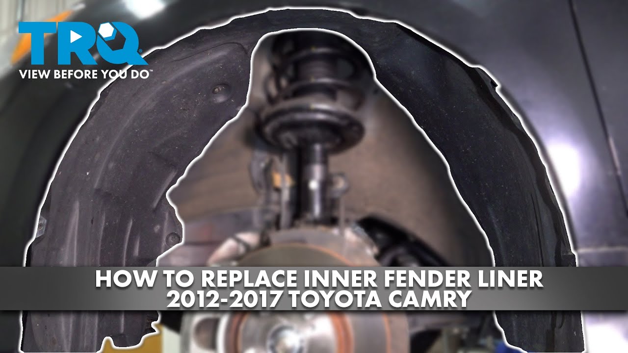 How to Replace Inner Fender Liner 2012-2017 Toyota Camry | 1A Auto