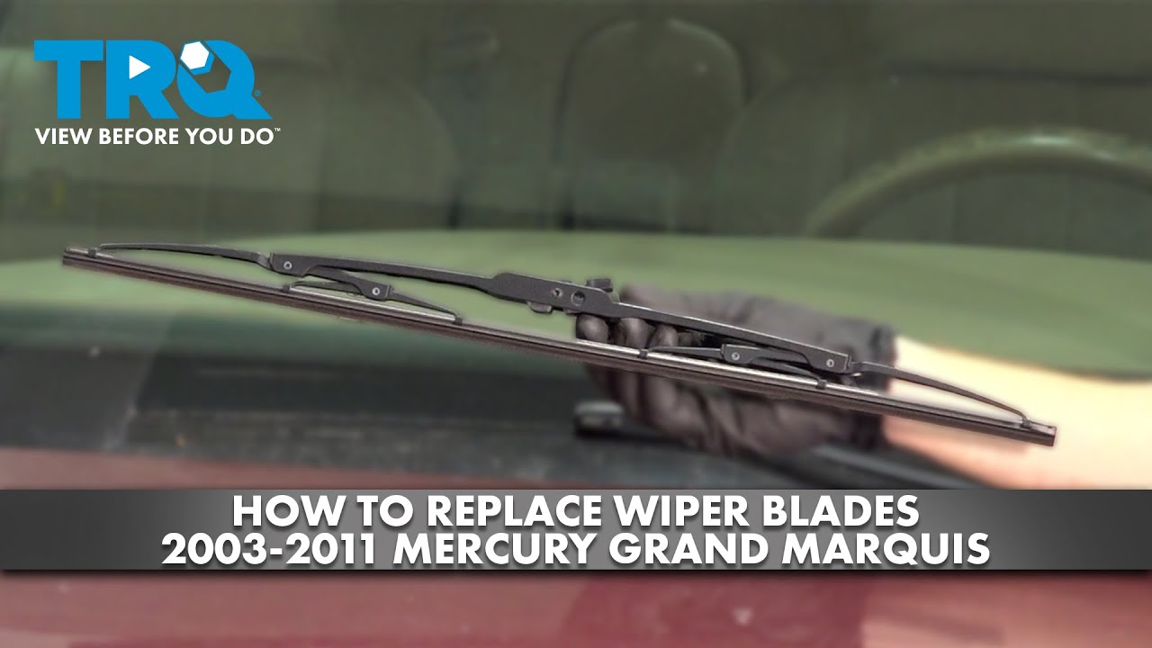 How to Replace Wiper Blades 2003-2011 Mercury Grand Marquis | 1A Auto