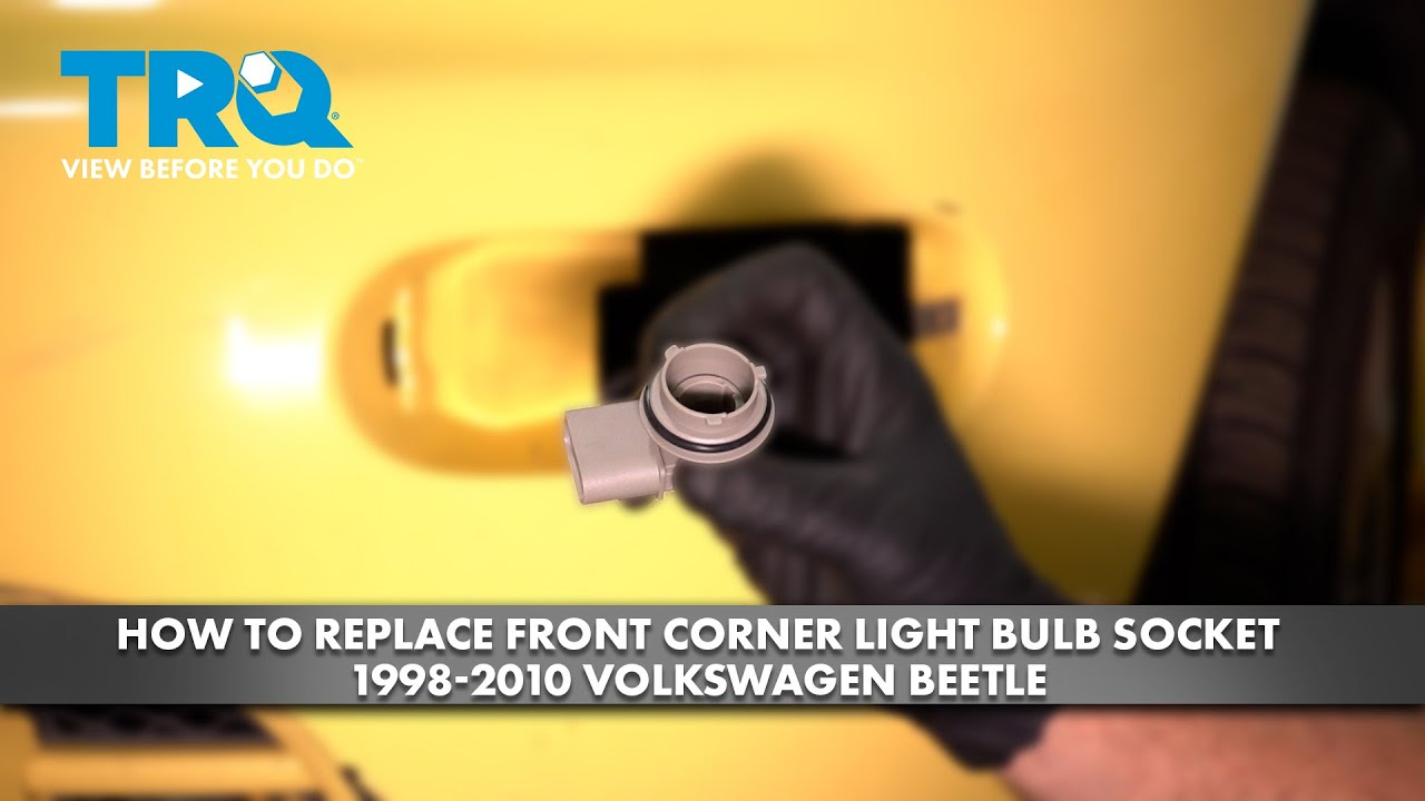 How to Replace Front Corner Light Bulb Socket 1998-2010 Volkswagen ...