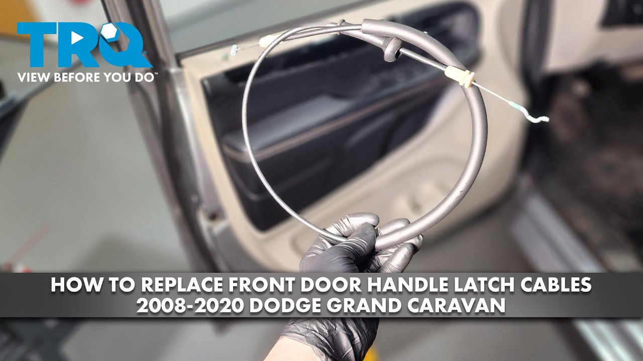 How to Replace Front Interior Door Handle Latch Cables 2008-2020 Dodge ...