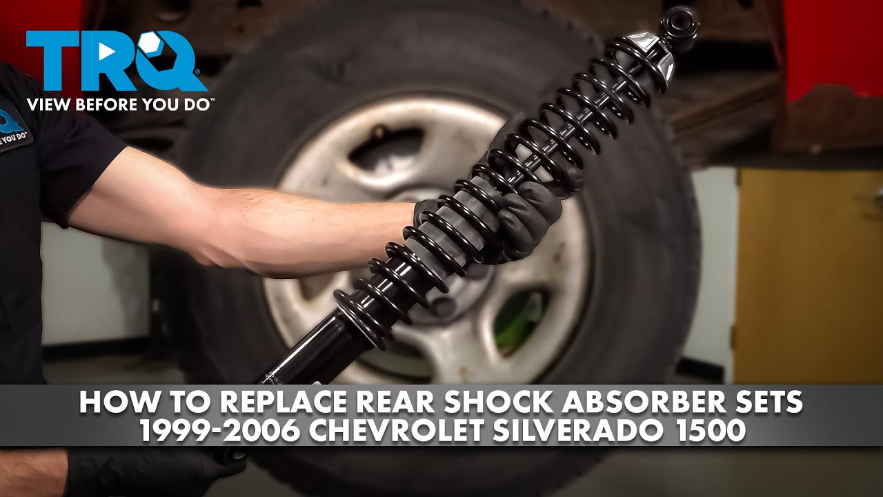 How to Replace Rear Shock Absorber Sets 1999-2006 Chevrolet Silverado 1500 | 1A Auto