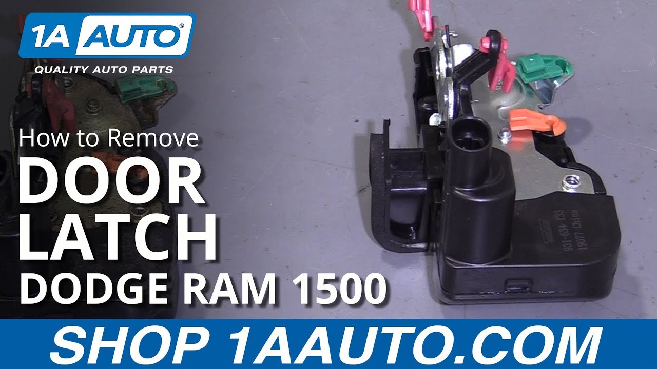 How to Replace Door Latch 1994-2002 Dodge Ram 1500 | 1A Auto