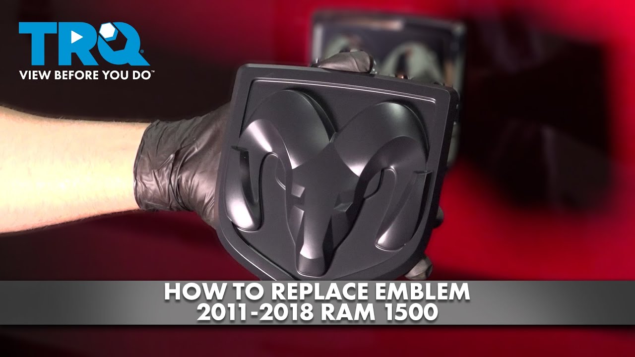 How to Replace Rear Emblem 2011-2018 Ram 1500 | 1A Auto