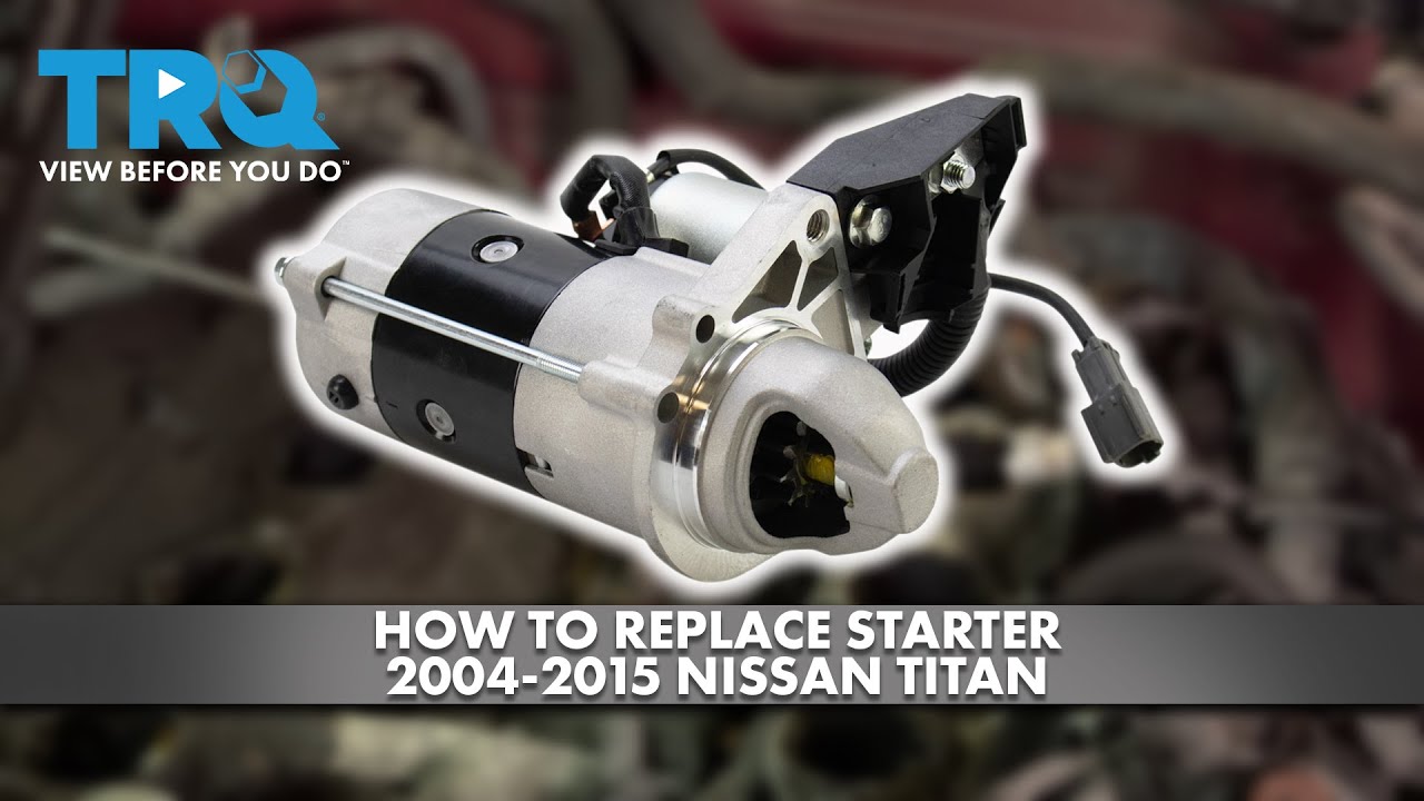 Nissan Titan Starter Location