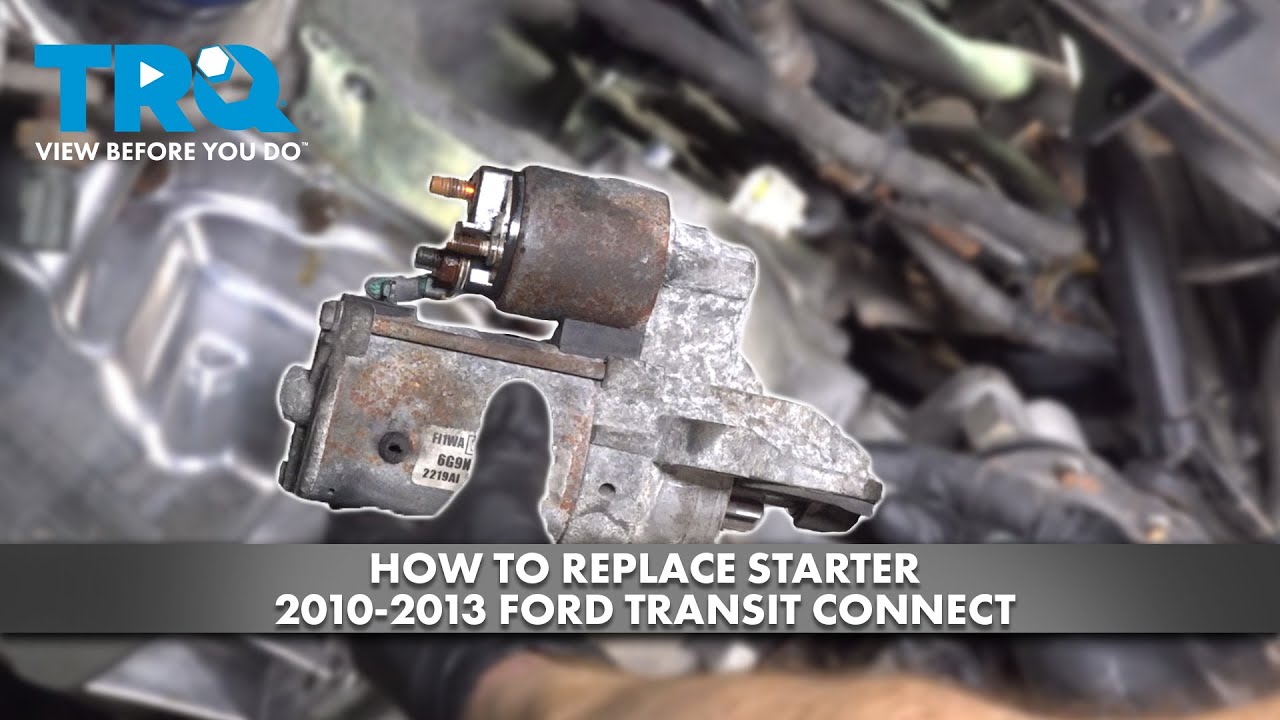 How to Replace Starter 2010-2013 Ford Transit Connect | 1A Auto
