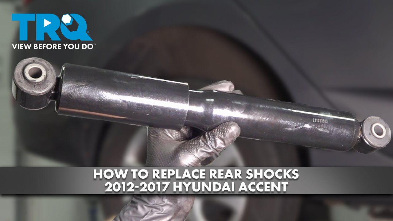 How to Replace Rear Shocks 2012-2017 Hyundai Accent | 1A Auto