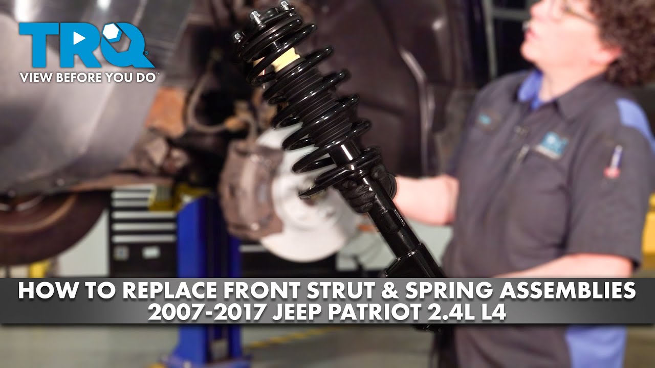 How to Replace Front Strut Spring Assemblies 2007-2017 Jeep Patriot 24L ...