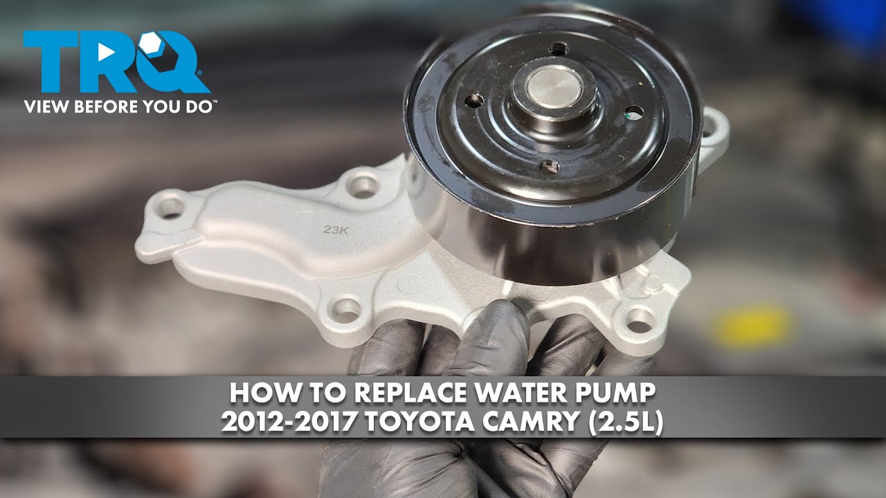 How to Replace Water Pump 2012-2017 Toyota Camry 25L | 1A Auto