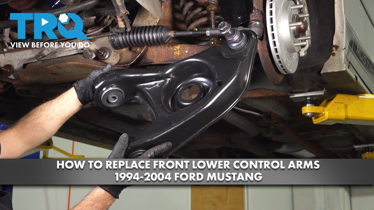 How to Replace Front Lower Control Arms 1994-2004 Ford Mustang | 1A Auto