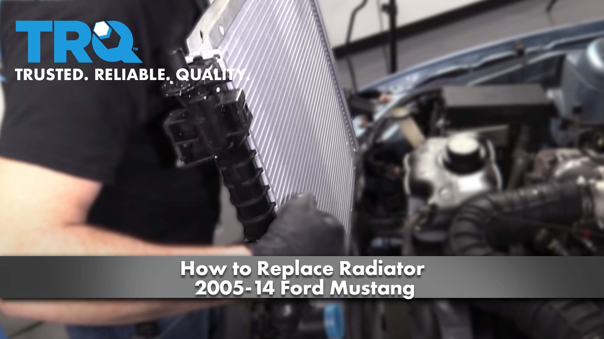 How to Replace Radiator 2005-14 Ford Mustang | 1A Auto