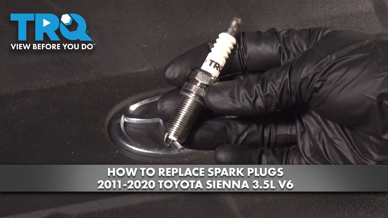 How to Replace Spark Plugs 2011-2020 Toyota Sienna 35L V6 | 1A Auto