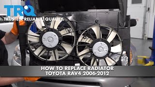 How To Replace Radiator Cooling Fan Assembly 2006-12 Toyota Rav4 | 1A Auto