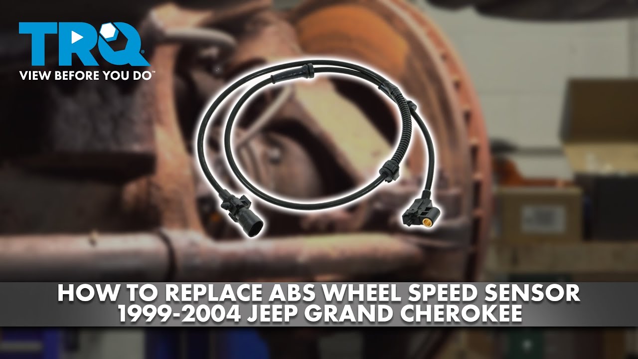 How to Replace ABS Wheel Speed Sensor 1999-2004 Jeep Grand Cherokee ...