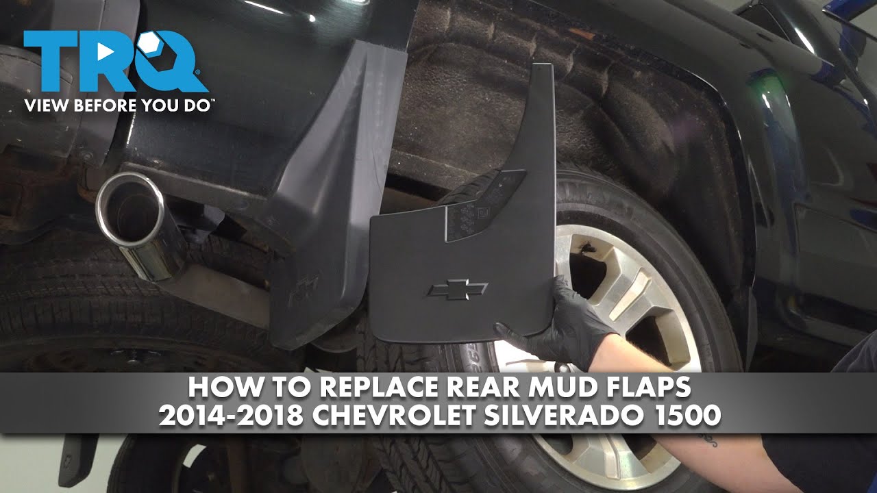 How to Replace Rear Mud Flaps 2014-2018 Chevrolet Silverado 1500 | 1A Auto