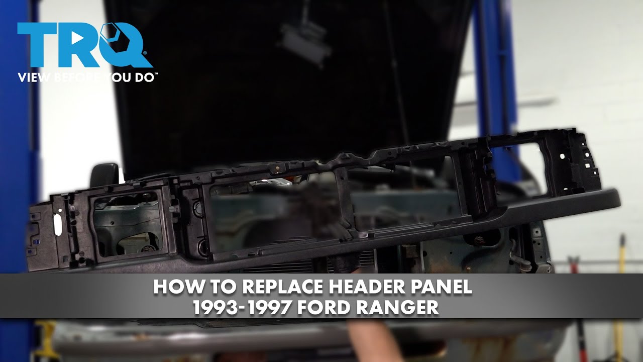 How to Replace Header Panel 1993-1997 Ford Ranger | 1A Auto