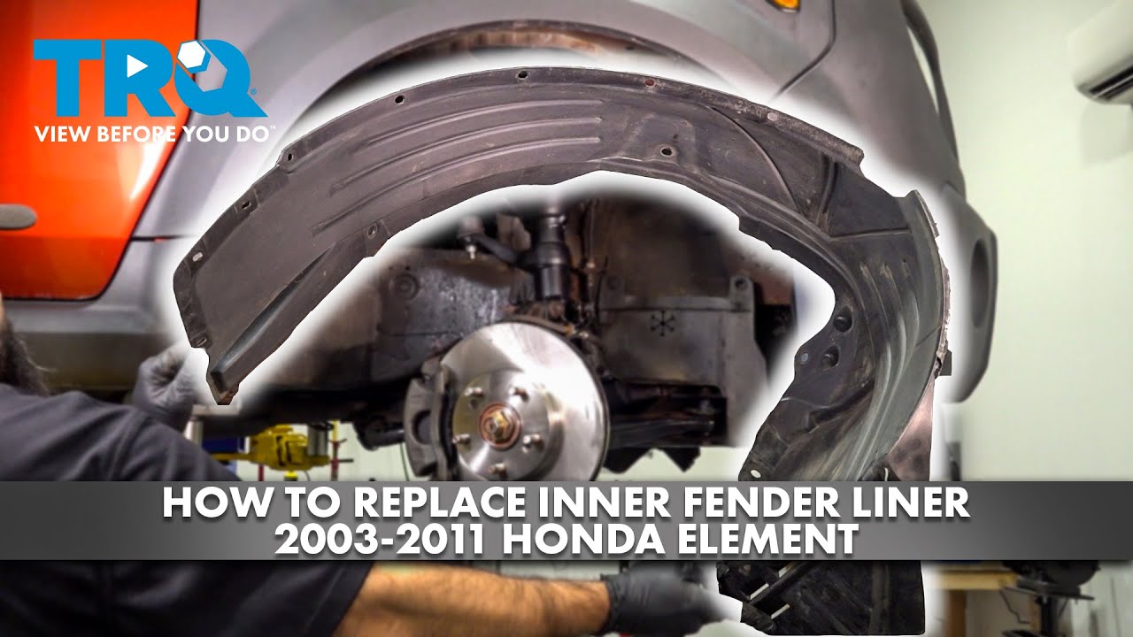 How to Replace Inner Fender Liner 2003-2011 Honda Element | 1A Auto