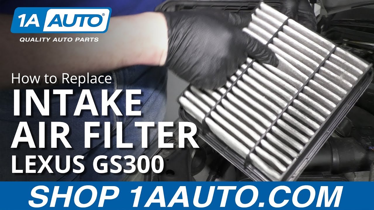 How to Replace Air Intake Filter 1997-2005 Lexus GS300 | 1A Auto