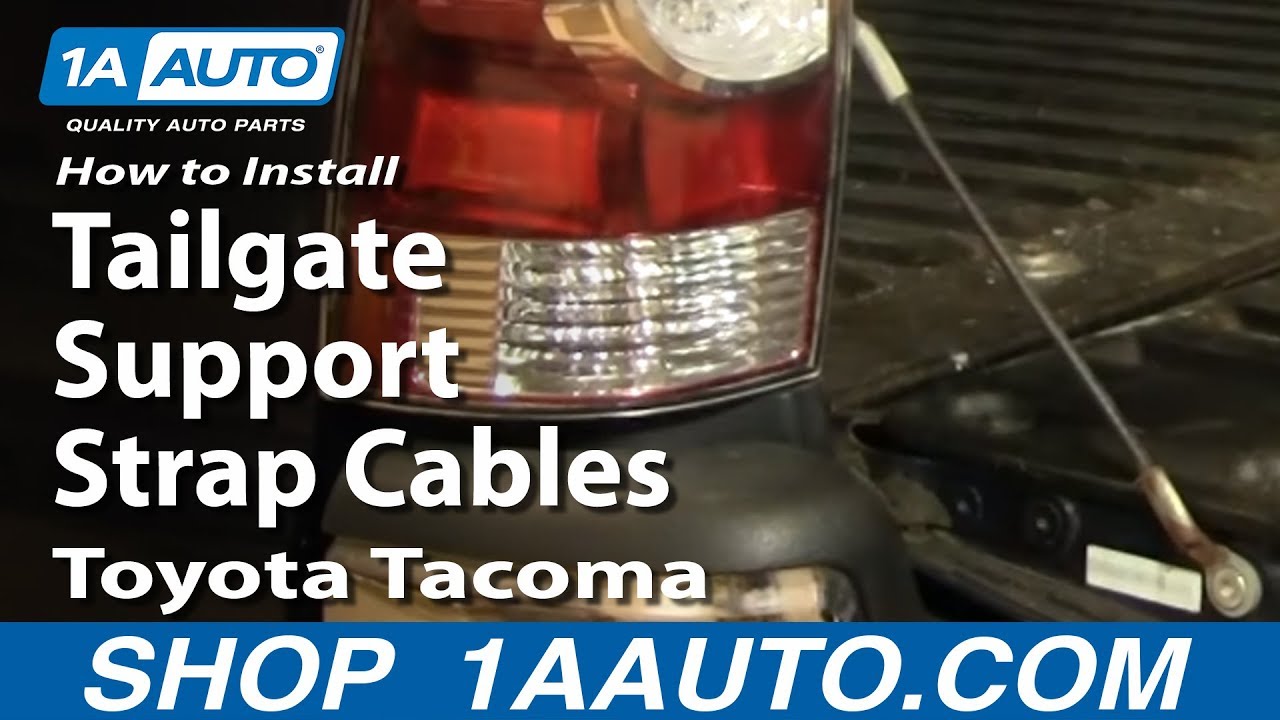 How To Replace Tailgate Support Cables 2005-12 Toyota Tacoma | 1A Auto