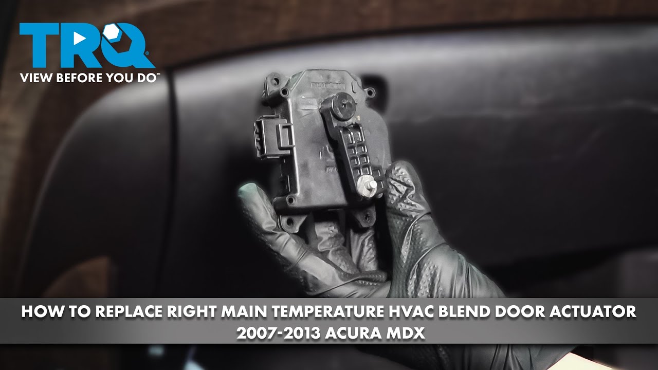 How to Replace Right Main Temperature HVAC Blend Door Actuator 2007 ...