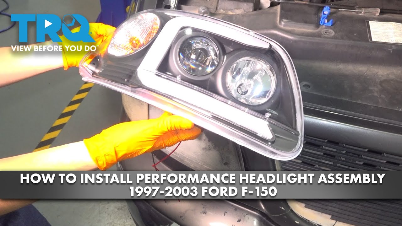 How to Install Performance Headlight Assembly 1997-2003 Ford F-150 | 1A ...
