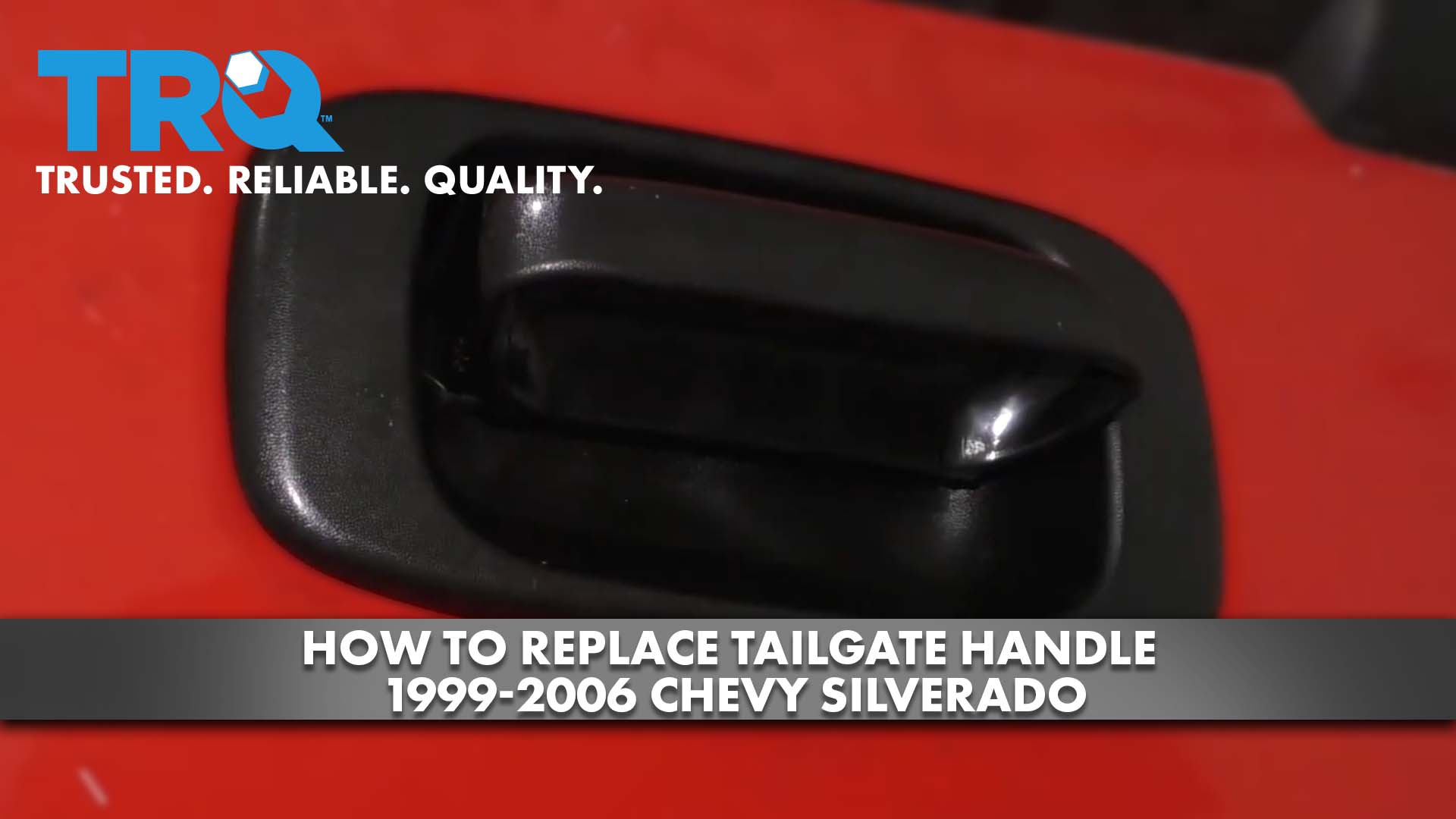 How to Replace Tailgate Handle 1999-2006 Chevy Silverado | 1A Auto