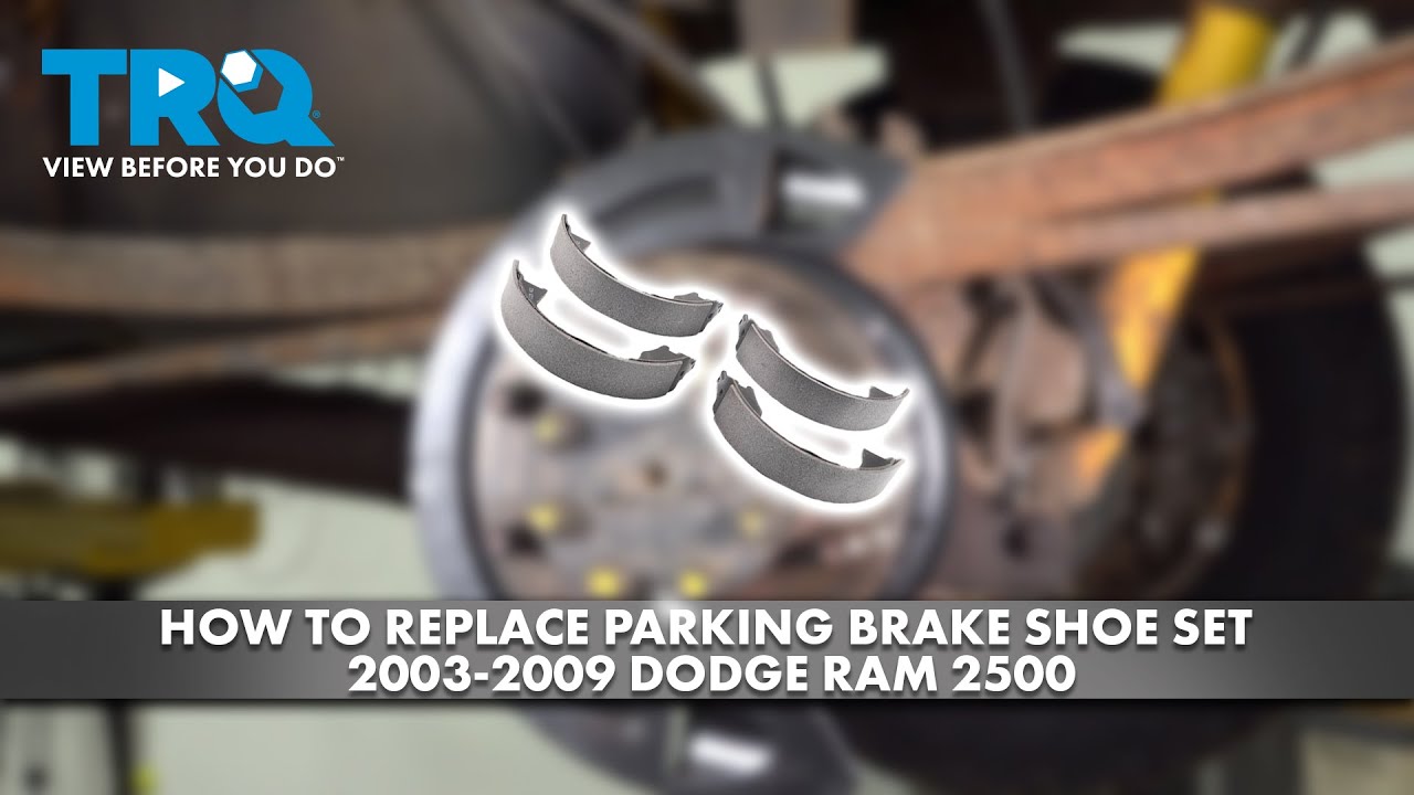 How to Replace Parking Brake Shoe Set 2003-2009 Dodge Ram 2500 | 1A Auto