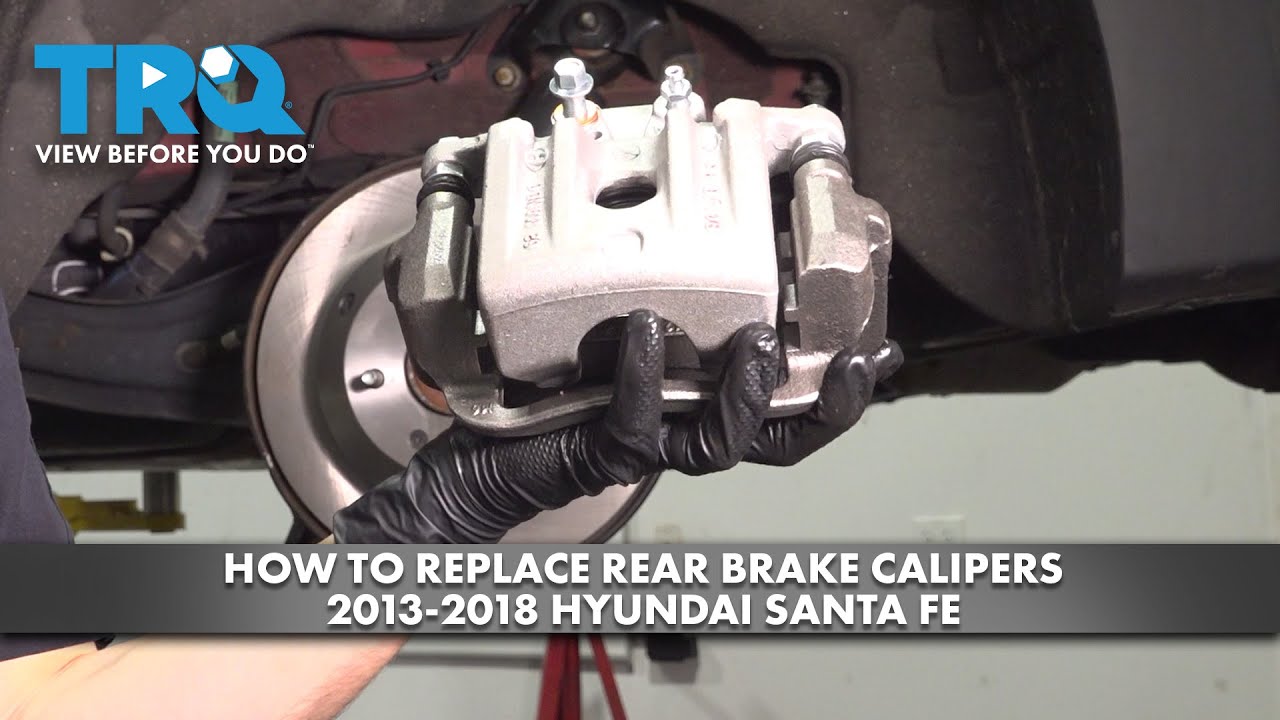 How to Replace Rear Brake Calipers 2013-2018 Hyundai Santa Fe | 1A Auto