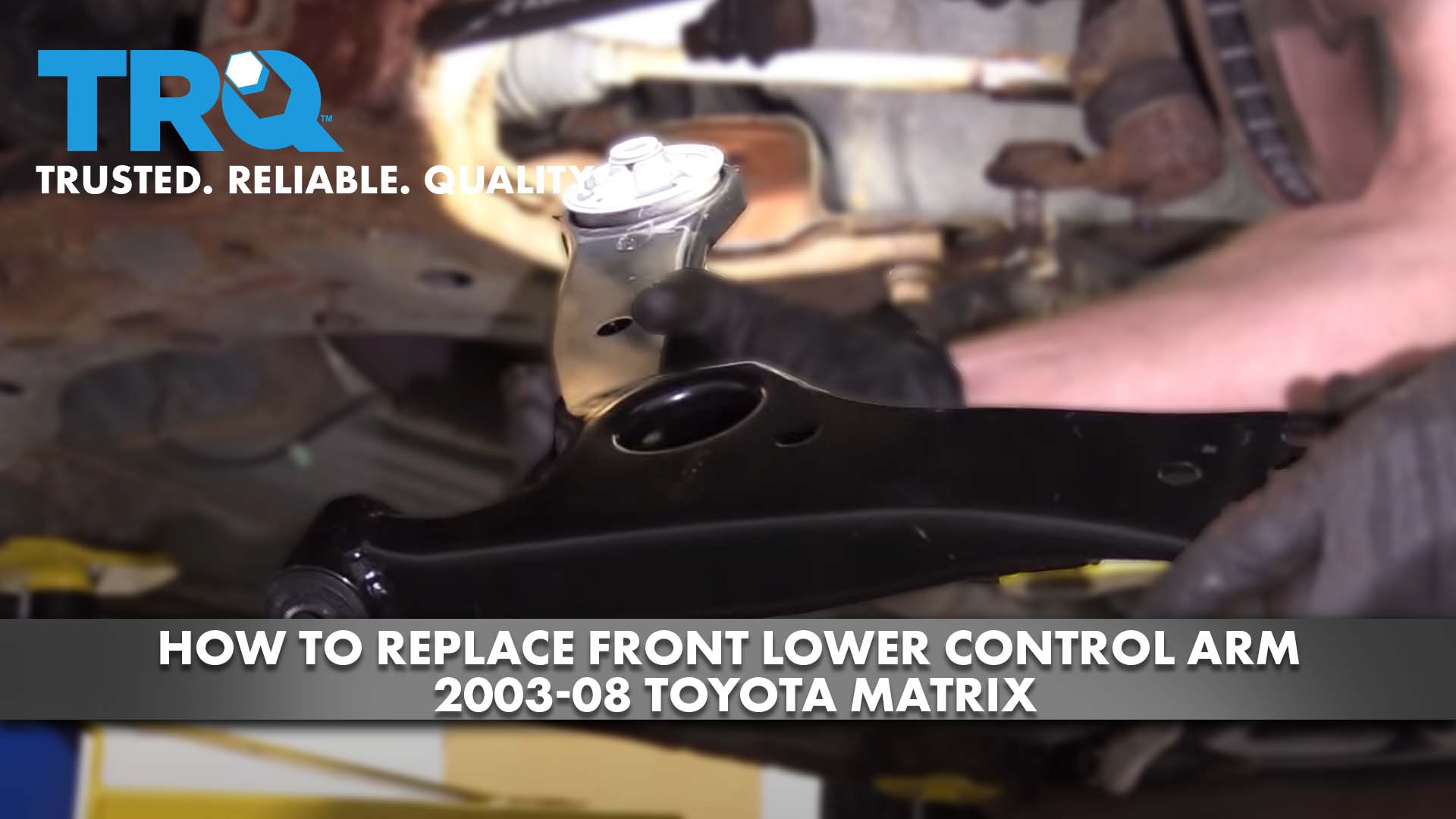 How to Replace Front Lower Control Arm 2003-08 Toyota Matrix | 1A Auto