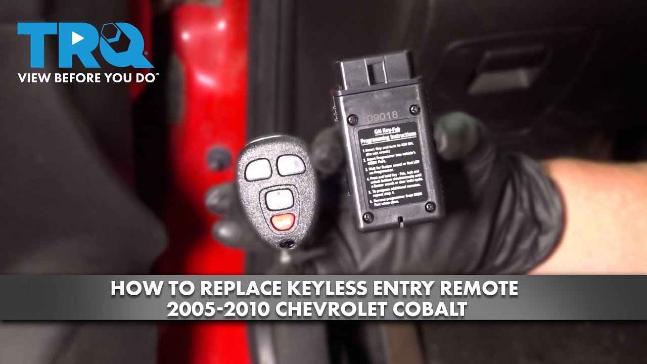 How to Replace Keyless Entry Remote 2005-2010 Chevrolet Cobalt | 1A Auto