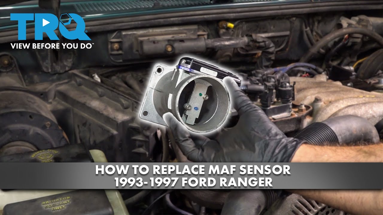 How To Replace Mass Airflow Sensor MAF 1993-1997 Ford Ranger 30L | 1A Auto
