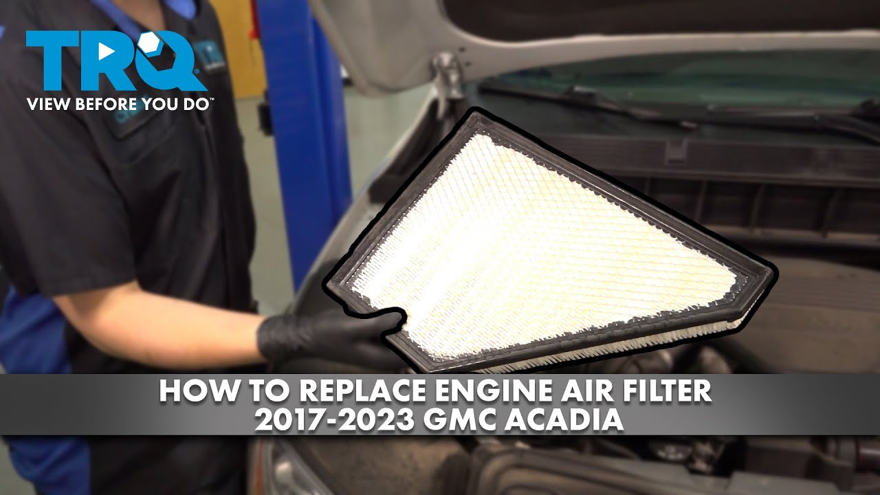 How to Replace Engine Air Filter 2017-2024 GMC Acadia | 1A Auto